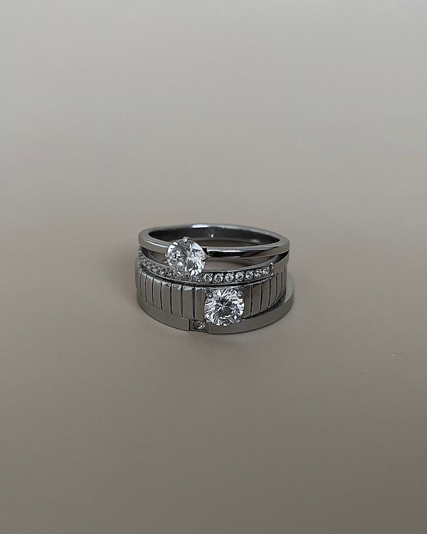 Arista Ring - Silver – Mint Stones